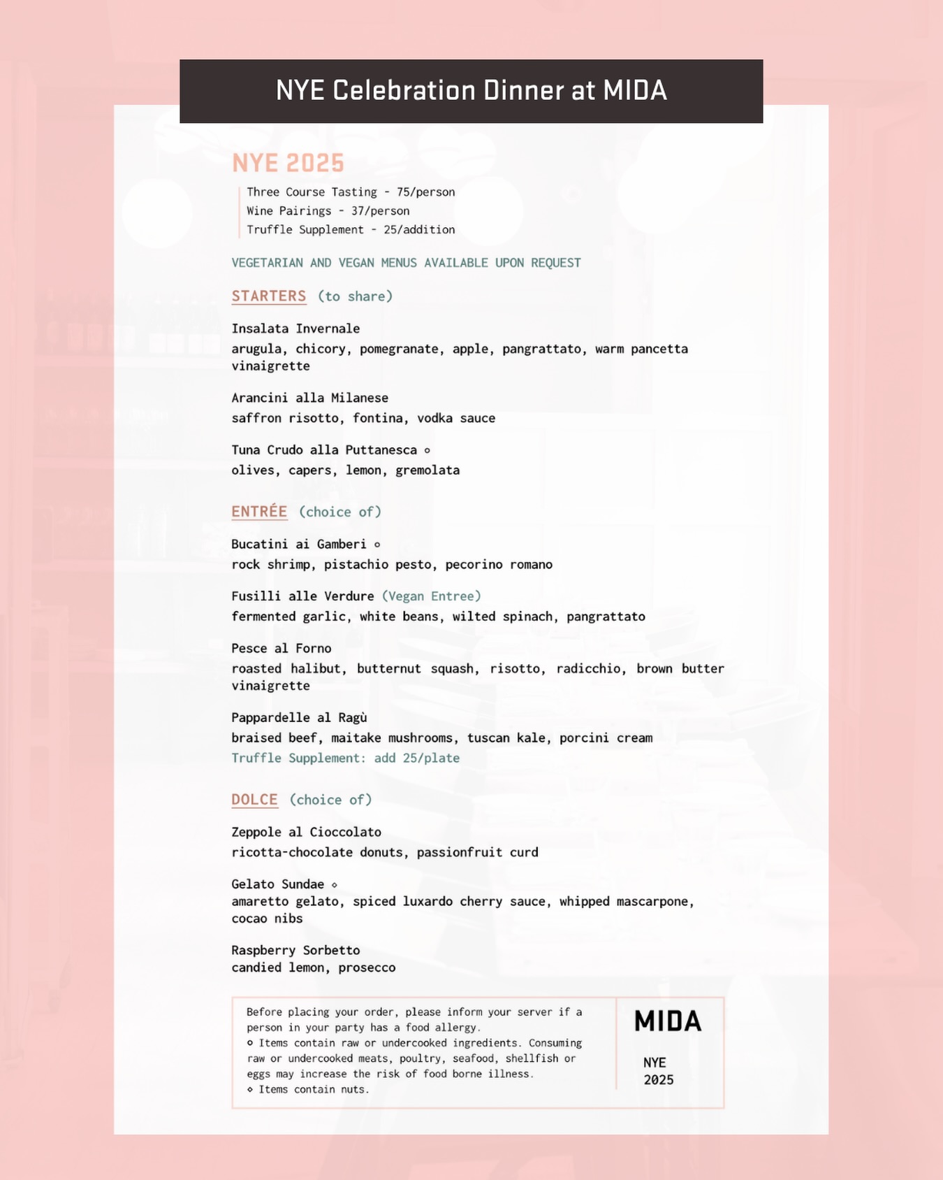 MIDA - Fenway restaurant in Boston, MA on BostonChefs.com: guide to ...