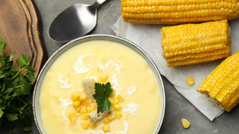 Corn Soup from Coppa's Brian Rae - - Recipe from BostonChefs.com ...