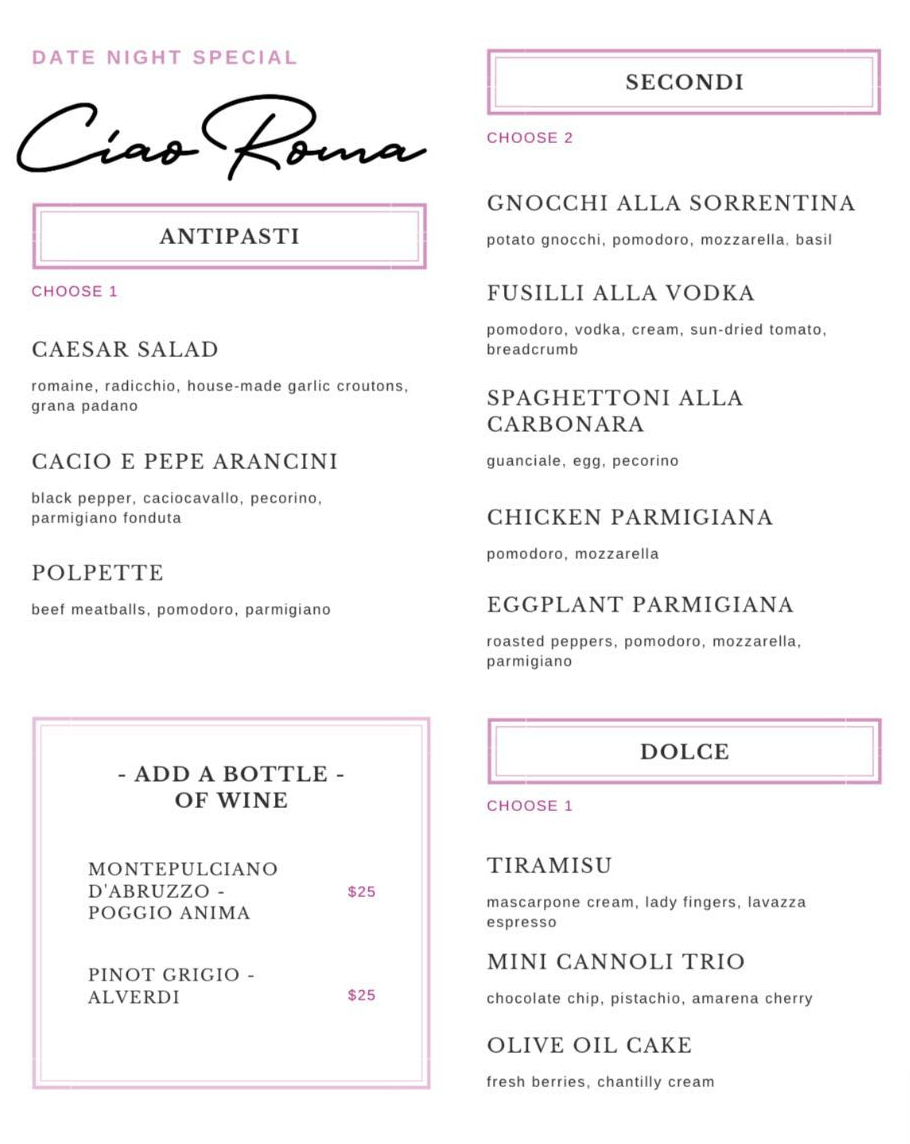 Do Ciao Roma for Date Night - Boston Restaurant News and Events