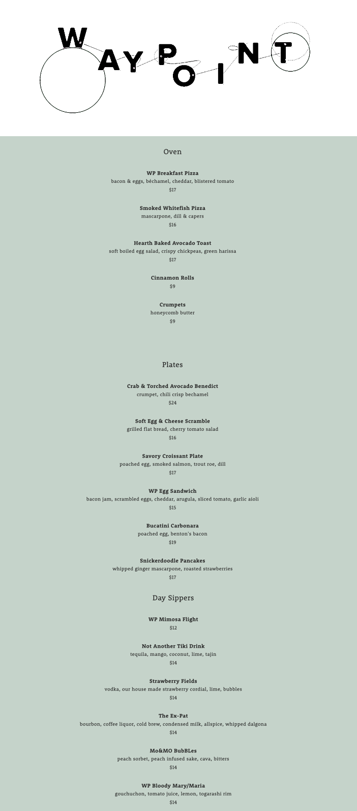 Check Out Waypoint's New Brunch Menu - Boston Restaurant News and Events