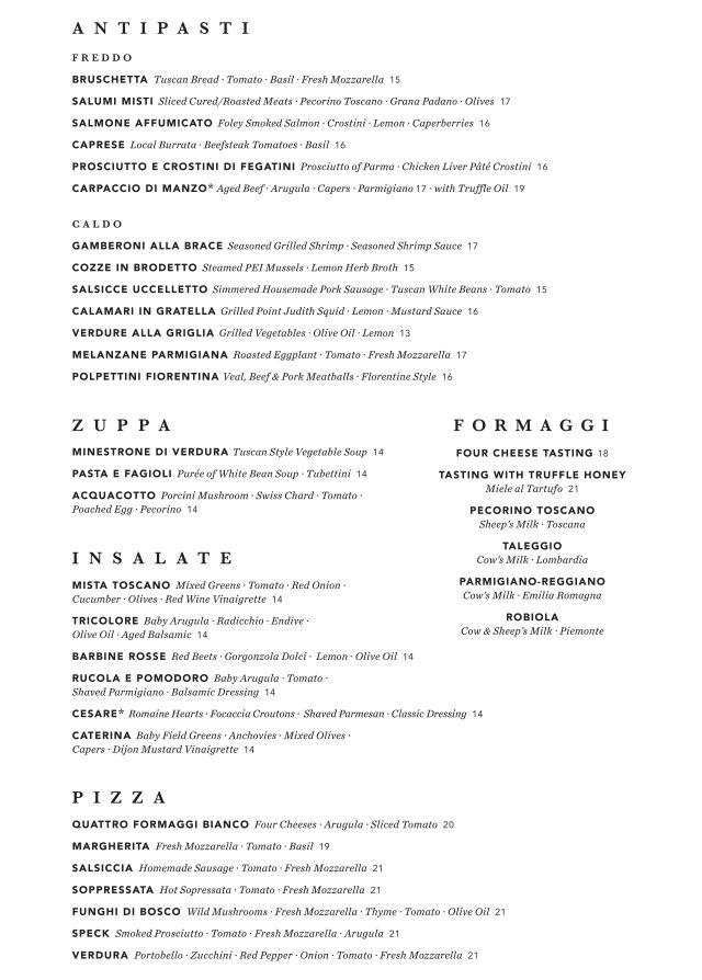 Toscano Boston restaurant in Boston, MA on BostonChefs.com: guide to ...