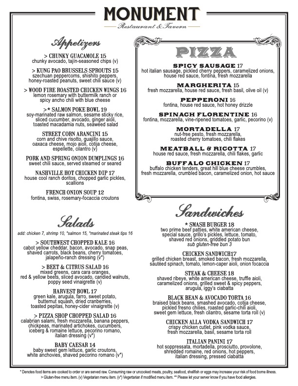 Monument Restaurant & Tavern restaurant in Charlestown, MA on ...