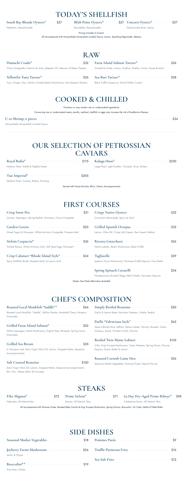 Ostra restaurant in Boston, MA on BostonChefs.com: guide to Boston ...