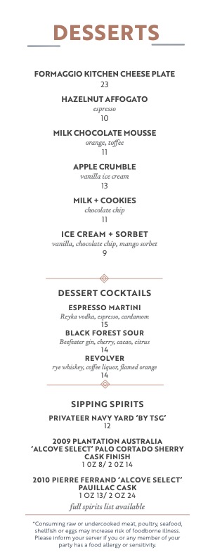 Alcove restaurant in Boston, MA on BostonChefs.com: guide to Boston ...