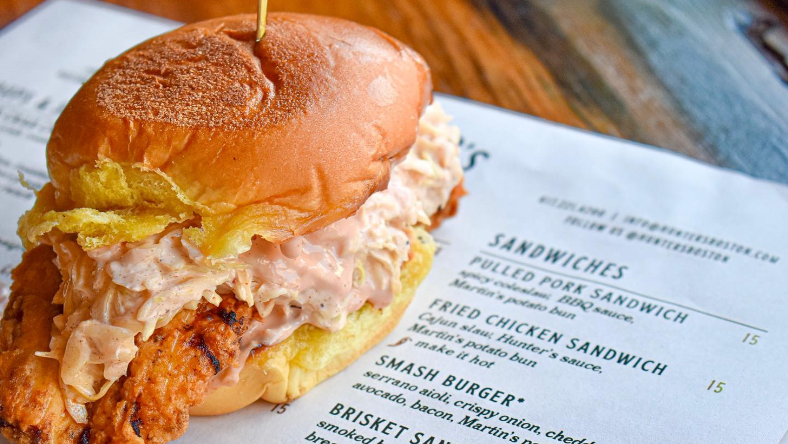 Hunter's Half Priced Sandwiches - Boston Restaurant News and Events