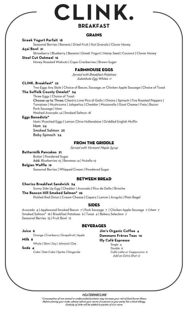 Clink restaurant in Boston, MA on BostonChefs.com: guide to Boston ...