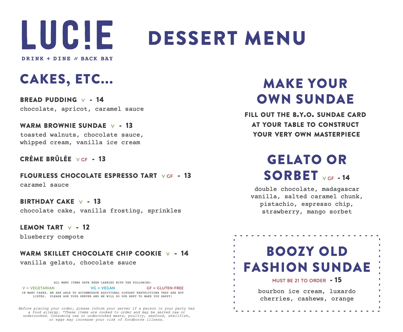 LUCIE Drink + Dine restaurant in Boston, MA on BostonChefs.com: guide ...