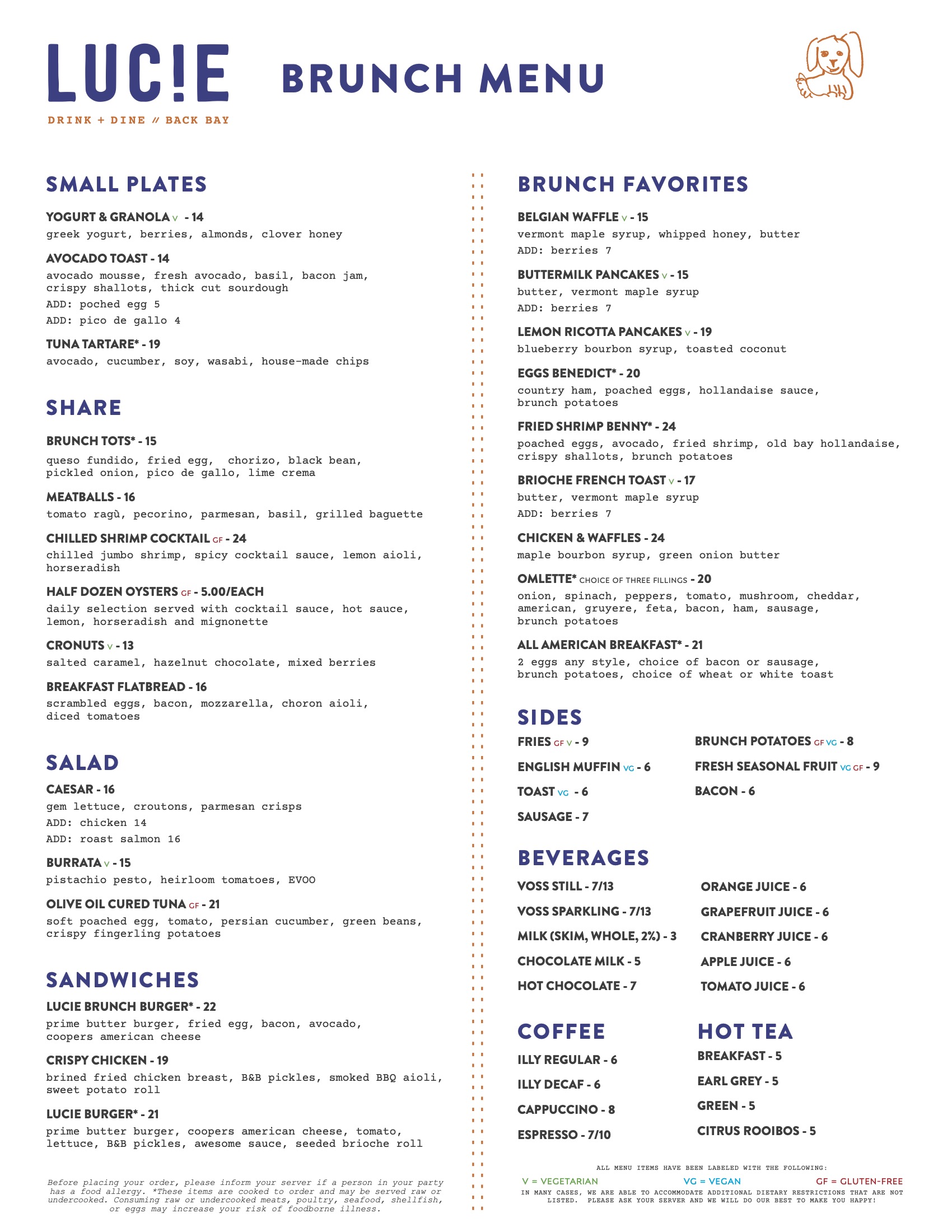 LUCIE Drink + Dine restaurant in Boston, MA on BostonChefs.com: guide ...
