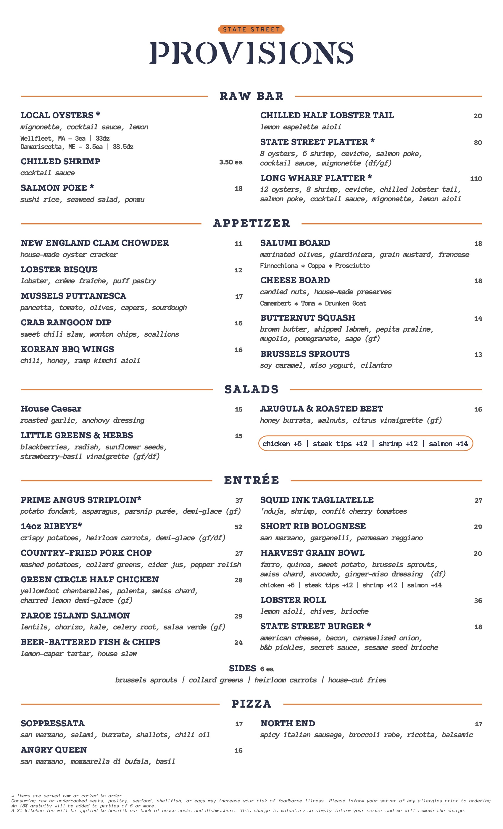 State Street Provisions restaurant in Boston, MA on BostonChefs.com ...