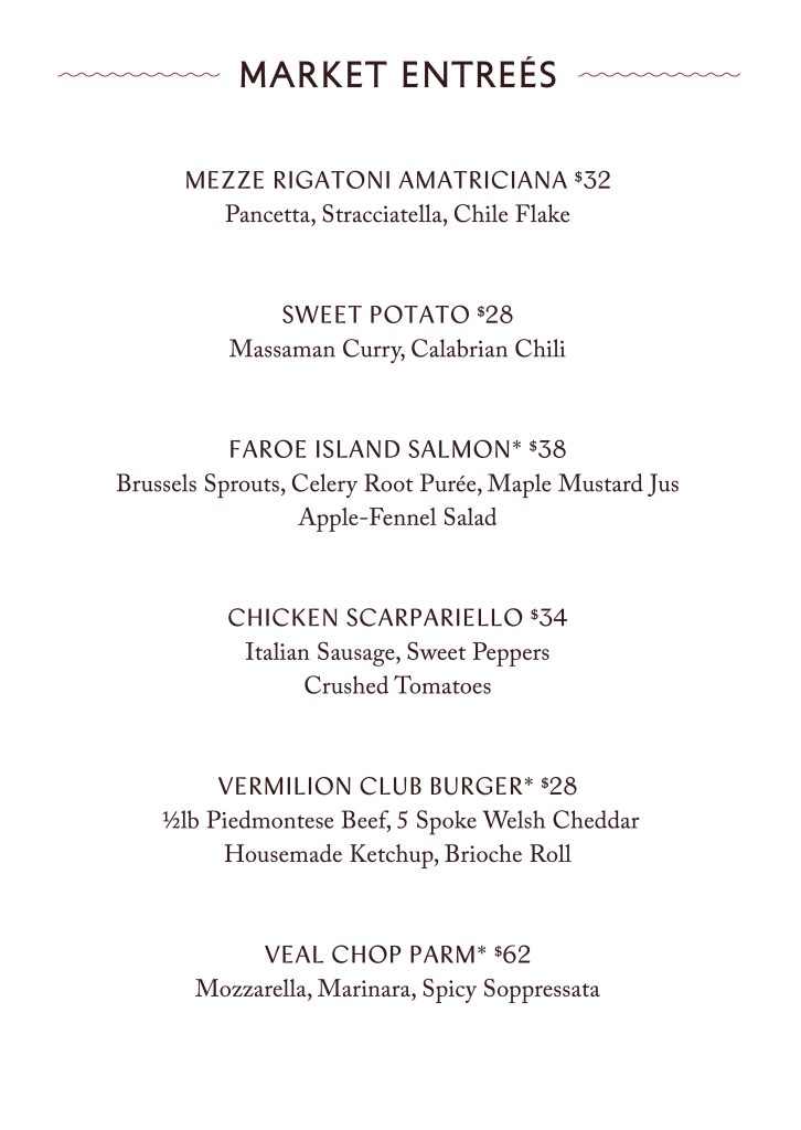 The Vermilion Club restaurant in Boston, MA on BostonChefs.com: guide ...