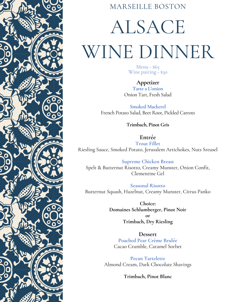 Alsatian Dinner in the South End - Boston Restaurant News and Events