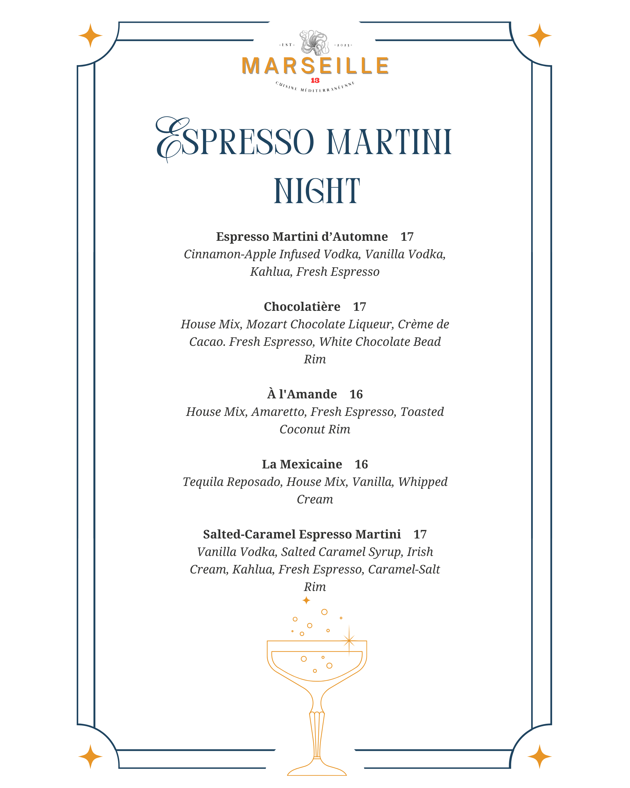 Espresso Martini Night - Boston Restaurant News and Events