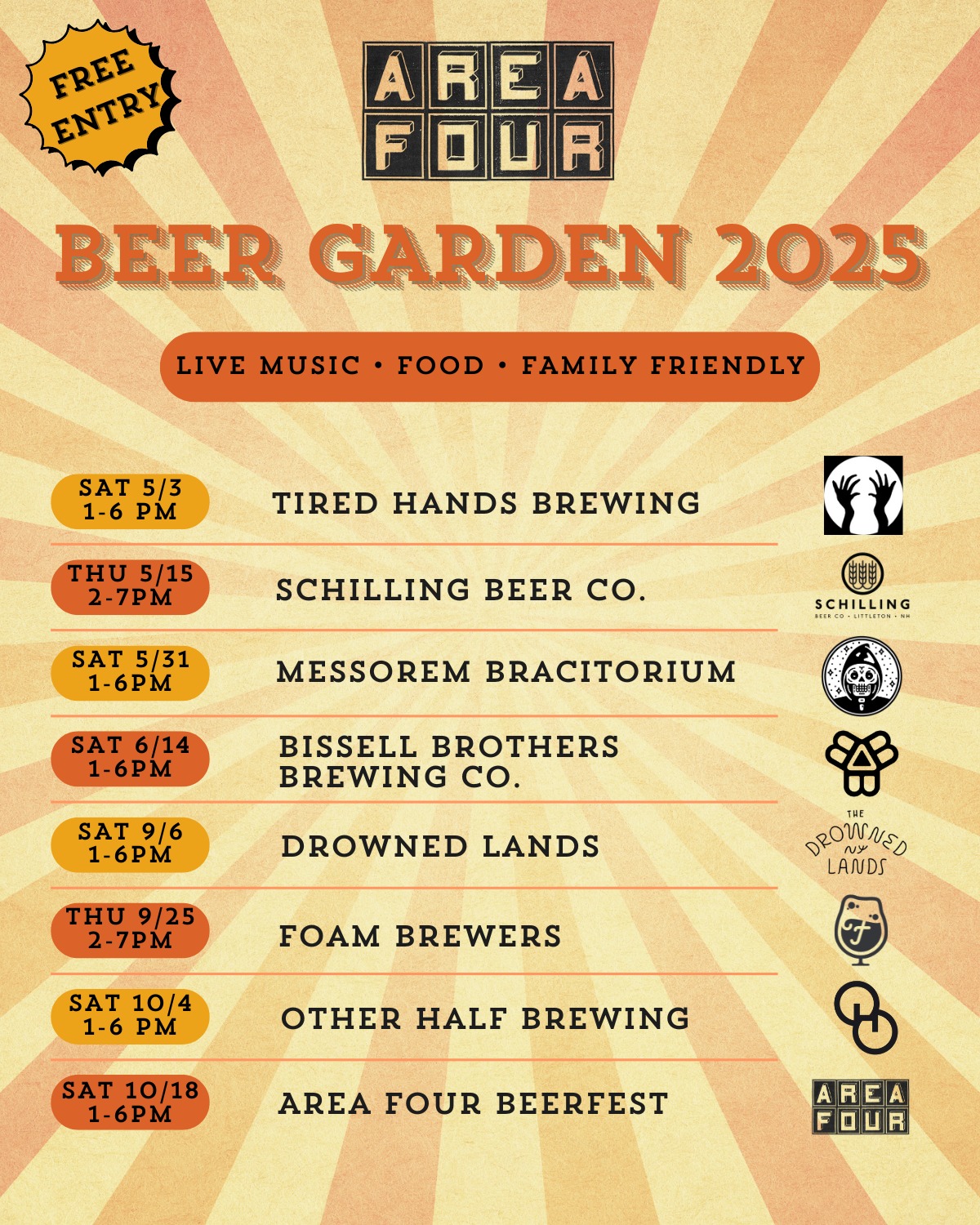 Area Four 2025 Beer Garden - Boston Restaurant News and Events