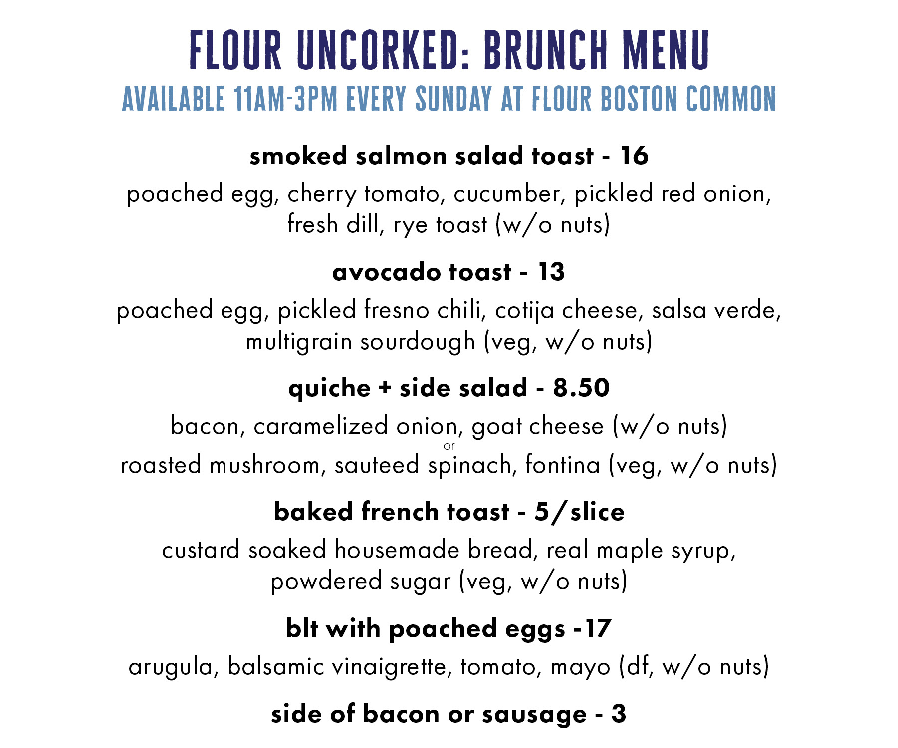 Flour Uncorked on Boston Common - Boston Restaurant News and Events