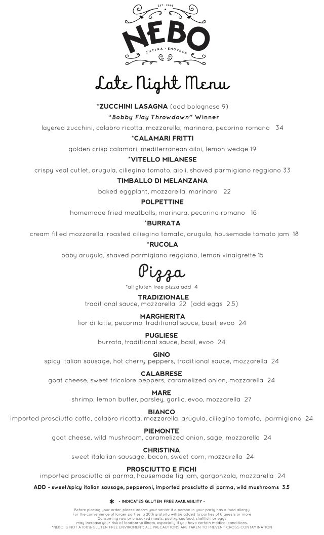 NEBO restaurant in Boston, MA on BostonChefs.com: guide to Boston ...